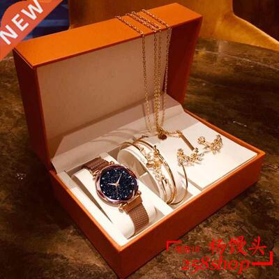 Watch Set Women Luxury Bracelet necklace gift for girlfriend