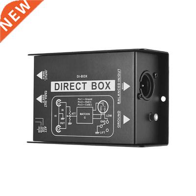 Professional DIRECT BOX Single Channel Passive DI-Box Direct