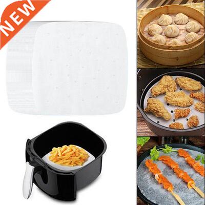 100Pcs Ktchen Accessores Whte Pot Ol Paper Perforated