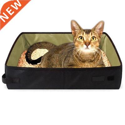 Cat Litter Box Collapsible Waterproof Oxford Kitten Litter