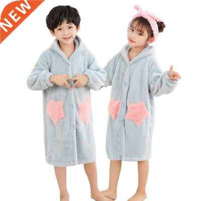 Kids Fashion Pajamas Robes Baby Girls Sleepwear 2021 New Win