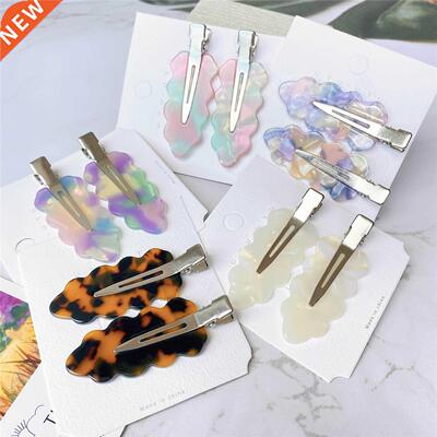 Set 4/2 Pcs No Bend Crease Seamless Hair Clips Fringe Hairpi