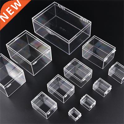 Transparent Plastc Storage Box Rectangular Collecton
