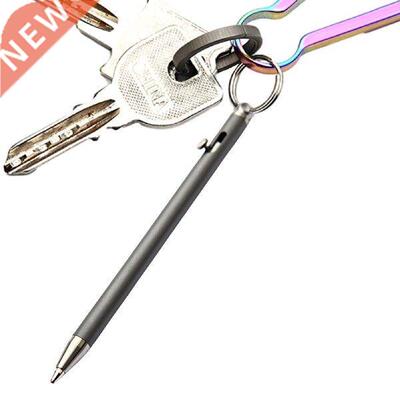 Mini Titanium Pen Portable Ballpoint Pen Compact Writing
