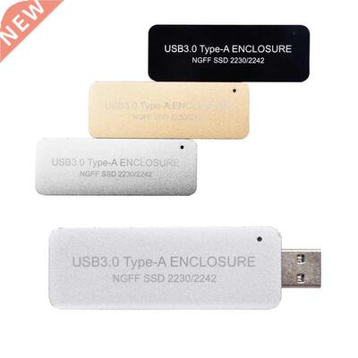 B+M key M.2 SATA SSD Enclosure USB 3.0 to M2 2242 SSD Case U