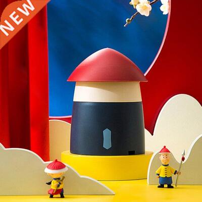 Cartoon Trash Can Tabletop Plastic Dustbin 0.4 Gal (2L) Desk