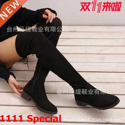 Size 35-43 Thigh-high boots for ladies大码过膝长筒女士皮靴子