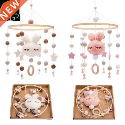 Baby Rattles Crib Mobiles Toy Cotton Rabbit Pendant Bed Bell