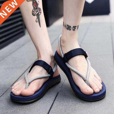 Summer New Mens Sandals Wld Couple Flat Personalty Fashon