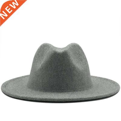 Hgh Qualty Fashon Woolen Wnter Vntage Women Fedora Caps