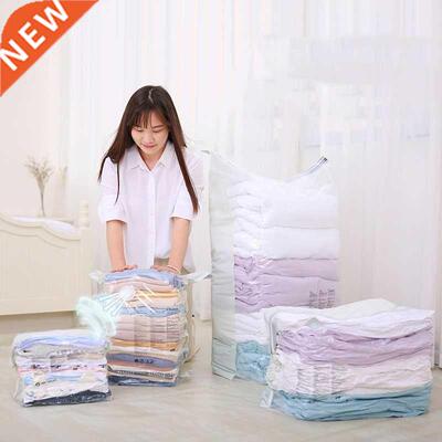 No Pump Needed Vacuum Storage Bags for Clothes Blankets Com