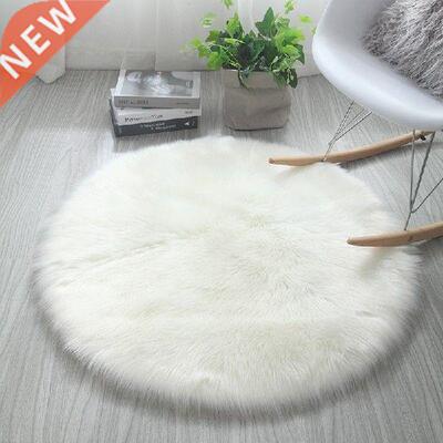 1PCs 30*30cm Soft Artificial Sheepskin Carpet Cushion Cover