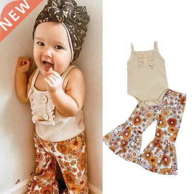 Citgeett Summer Lovely Infant Baby Girls Clothes Sets Strap