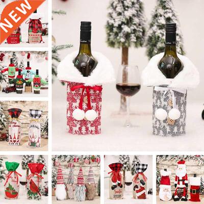New Year 202 Gift Newest Christmas Wine Bottle Dust Cover N