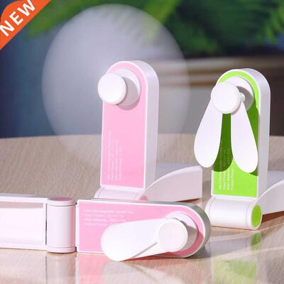 Usb Mini Fold Fan Electric Portable Hold Small Air Cooler Or
