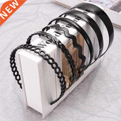 1pc Fashon Wave Mens Women Unsex Plastc Resn Black Wavy