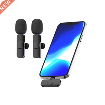Wireless Lavalier Microphone Audio Video Recording Mini Mic