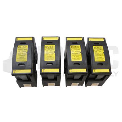 原装供应4个装 BUSS JT60060 保险丝座 35-60A 600VAC