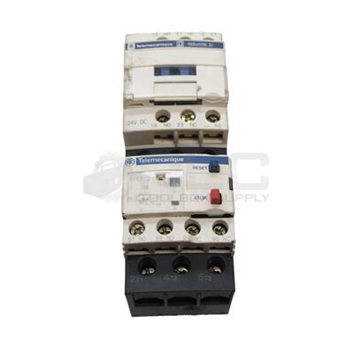 原装供应TELEMECANIQUE LC1D18BD 接触器，带 LRD21 过载继电器和