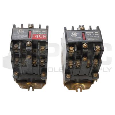 原装供应件量 2 ALLEN BRADLEY 700-N600A1 接触器 W / 700-NA20/