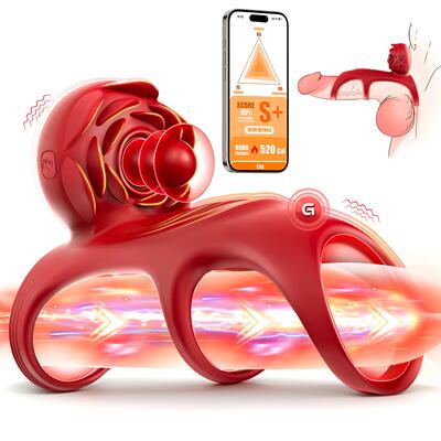 A vibration-stimulating ring that acts on the clitoris