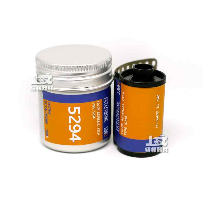 铝罐 美国原装 E100D 5294 135彩色电影胶卷正片反转片36张E6_虎窝淘