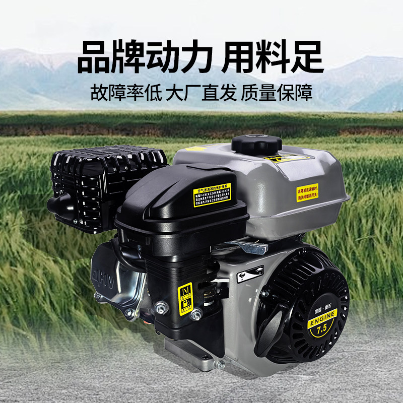 汽油机170F190F小型内燃四行程微机耕蓬化机抽水抹光机192F引擎