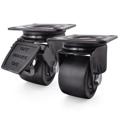 SK6-U75105/SK6-U75105C工业脚轮带刹车无刹车3寸万向轮推车轮子