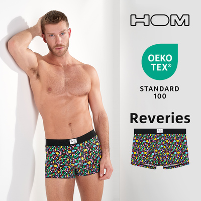 HOM男士新款时尚平角内裤