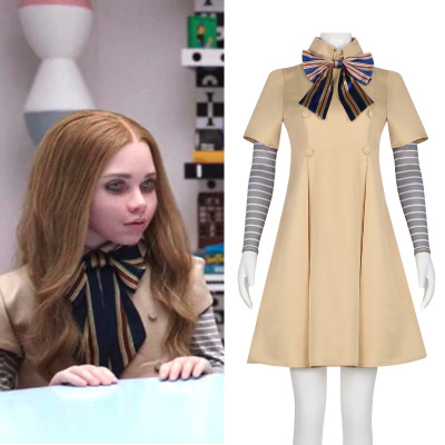 M3GAN/梅根cos服电影女主连衣裙同款cosplay服装女成人儿童款全套