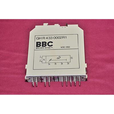 原装供应BBC Brown Boveri GH R 433 0002R1 逻辑表
