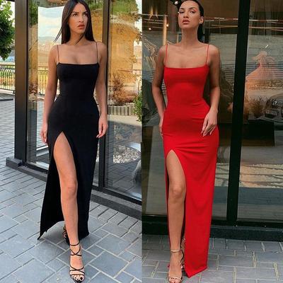 woman womens women sexy clothing bareback collar dress