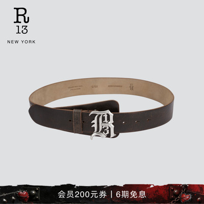 R13早春百搭饰品金属Logo皮带