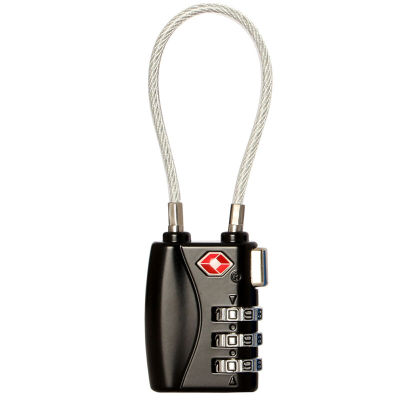 奥本钢缆挂锁密码锁tsa出国旅行箱包背包锁柜门锁抽屉锁7608