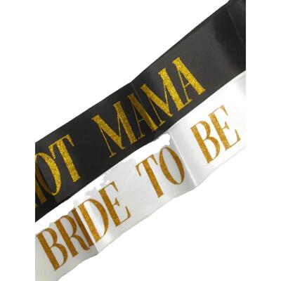 7pcs/set Team Bride Bachelorette Party shoulder strap Bride
