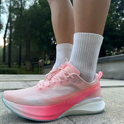 赤兔8pro回弹碳板跑步鞋男款减震竞速学生飞电5c女跑鞋透气弹力鞋