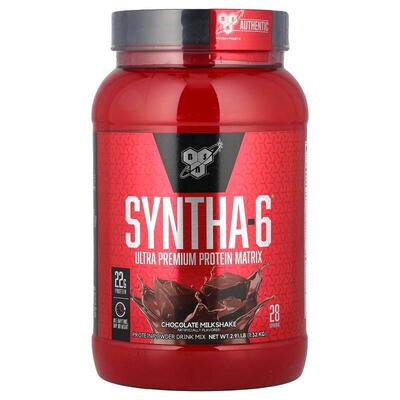 BSN,Syntha-6，超优质蛋白质基质，巧克力奶昔，2.91 磅（1.32 千