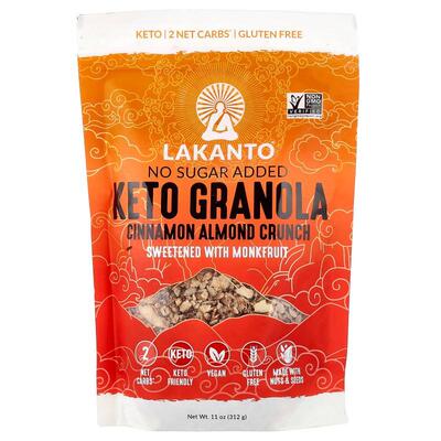 Lakanto,格兰诺拉麦片，肉桂杏仁脆饼干