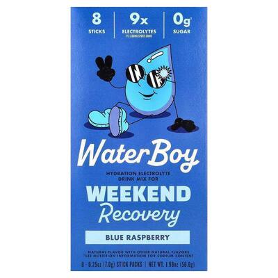 Waterboy,周末，电解质补水混合饮品，蓝树莓味