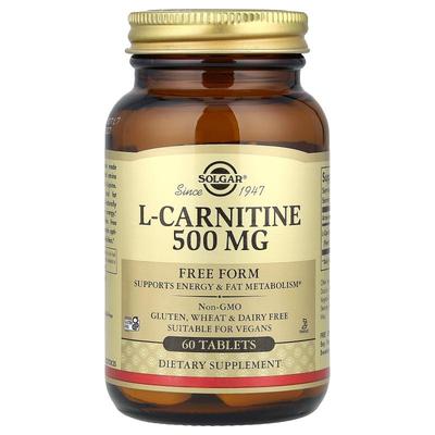 索尔加,L-肉碱，游离态，60 片（每片 500 毫克）