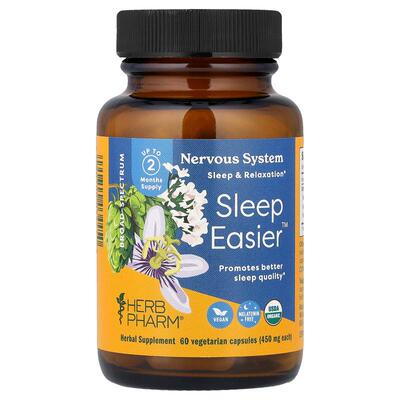 Herb Pharm,Sleep Easier™, 60 Vegetarian Capsules