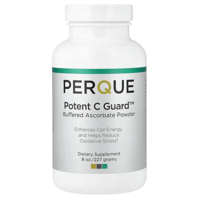 PERQUE,Potent C Guard™, Buffered Ascorbate Powder, 8 oz (227
