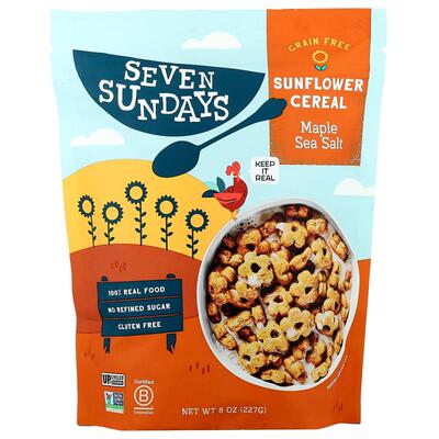 Seven Sundays,向日葵麦片，枫糖海盐，8 盎司（227 克）