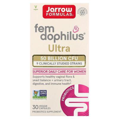 杰诺,Fem-Dophilus® Ultra, 30 Veggie Capsules
