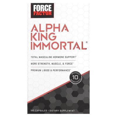 Force Factor,Alpha King Immortal，180 粒胶囊