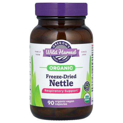 Oregon's Wild Harvest,有机冻干荨麻，90 粒全有机素胶囊（每粒