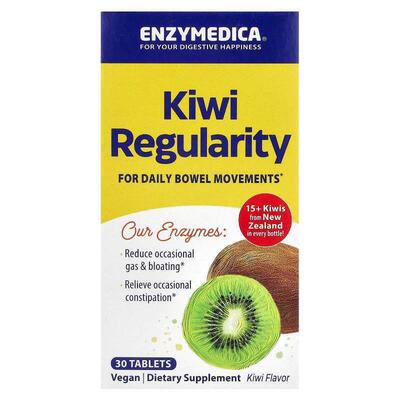 Enzymedica,Kiwi Regularity，猕猴桃，30 片