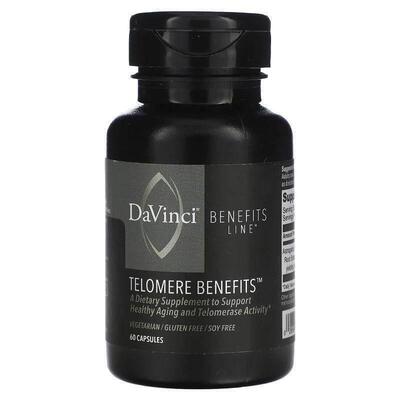 DaVinci Laboratories,端粒支持益处，250 毫克,60 粒胶囊