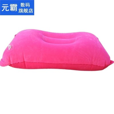 1pc Convenient Ultralight Inflatable PVC Nylon Air Pillow Sl