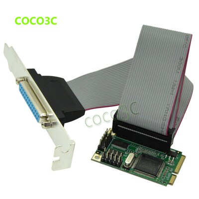 Chip MCS9901 mini PCI-e 1 Parallel IEEE 1284 Controller card